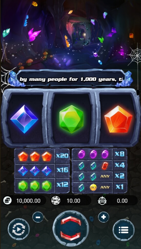 Grand Shine (ถ้ำอัญมณีอันยิ่งใหญ่) ทดลองเล่นสล็อตค่าย AMBSLOT เล่นฟรี