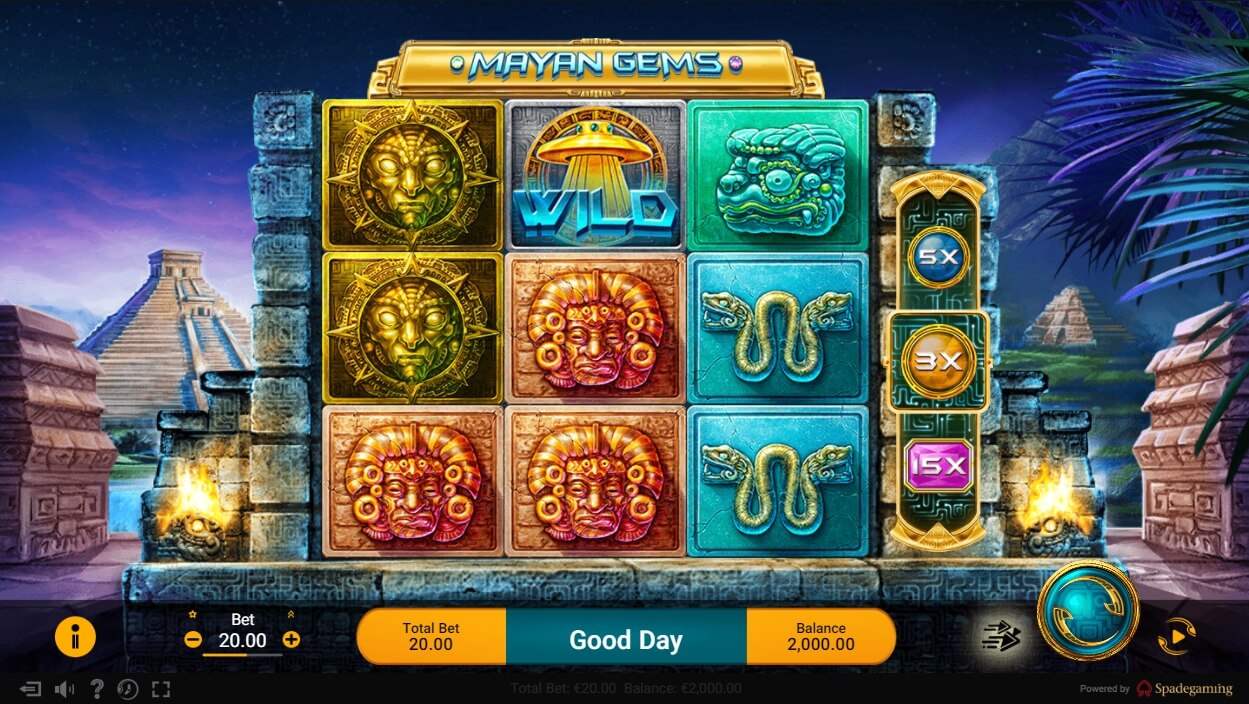 MAYAN GEMS แนะนำสล็อต Spadegaming เว็บตรง - SLOTXO